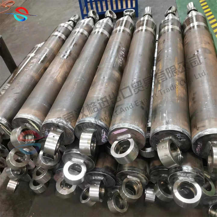 Industrial Long Stroke Hydraulic Lift Cylinder 50 Ton Load Capacity ...