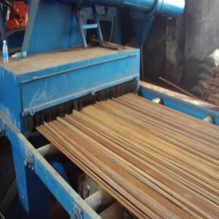 Through-Type Roller Conveyor Rebar Wire Shot Blasting Machine Steel Rod ...