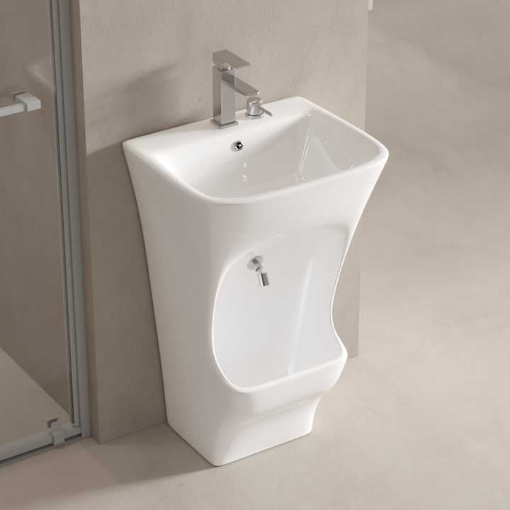 Elegant Porcelain Foot Spa Tub - European Design Wudu Sink