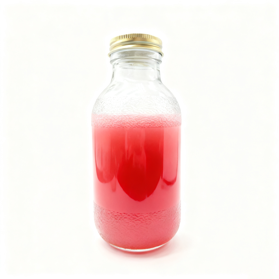300ml Airtight Seal Glass Bottle - Customizable Juice Container