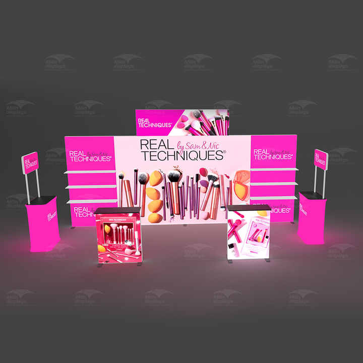 Modular Exhibition Trade Show Booth Backlit LED Light Box Custom SEG ...