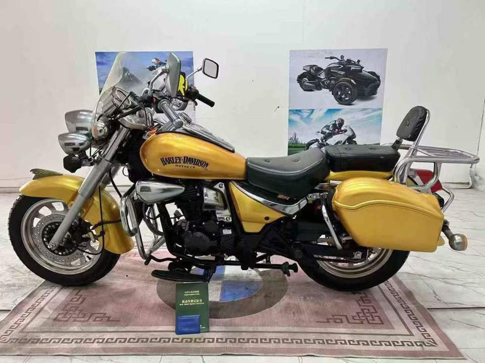 Used Motorcycles HarleyStyle Motos Vintage Motorcycle Cruiser Motorbike ...
