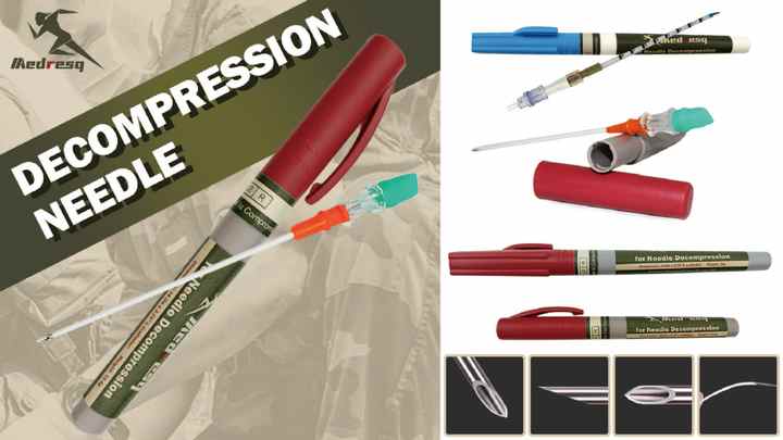Medresq Medical IFAK Tactical Disposable Chest Tension Chest Catheter ...