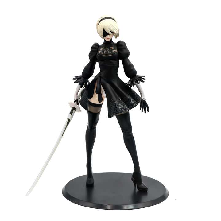 28cm NieR Automata YoRHa No.2 Type B 2B & Machine Lifeform PVC Action ...