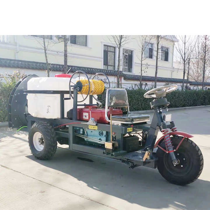 Three Wheeled Diesel Self-Propelled Air Blast Fruit Tree Sprayer ...