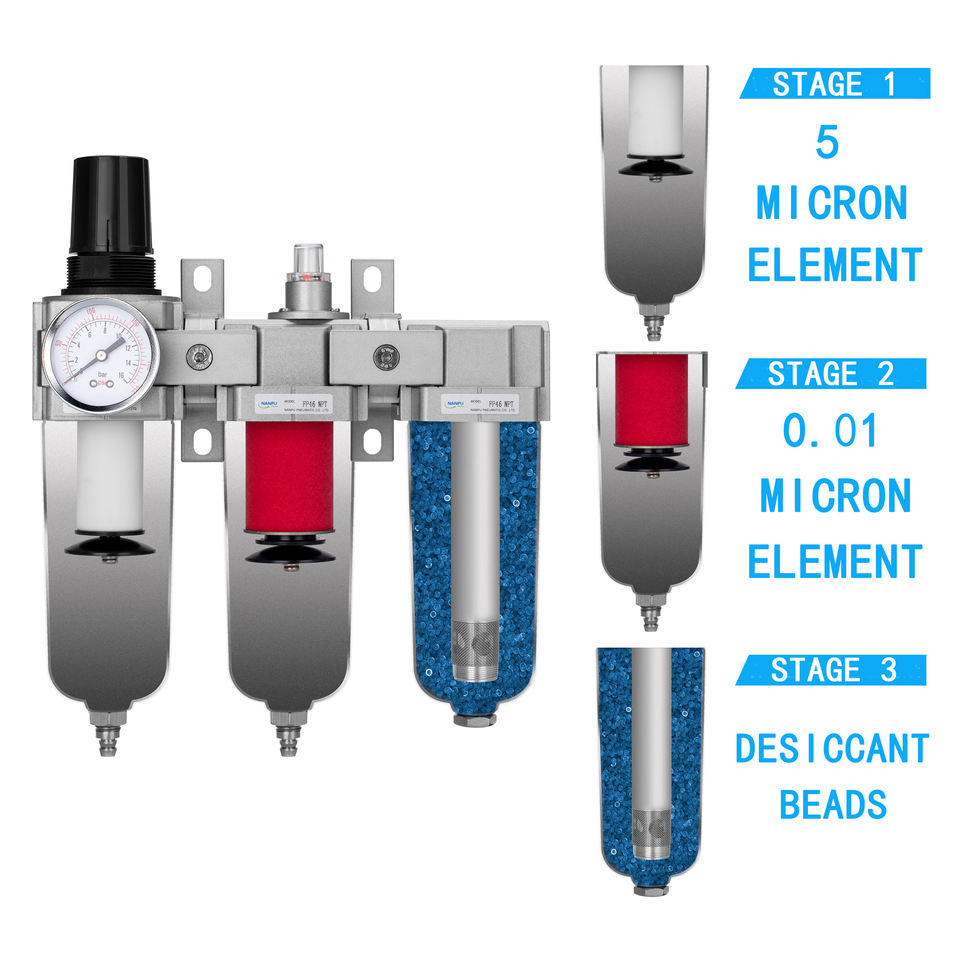 NANPU FRPD44 FRPD46 Air Source Treatment Units - Reliable & Efficient