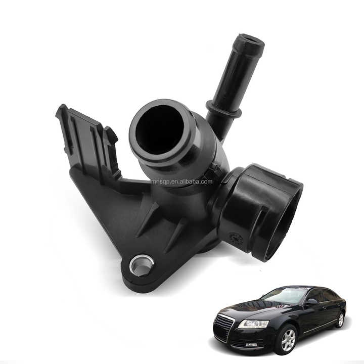 Water Radiator Pipe Connector Coolant Flange Fit 06H121132H for VW ...