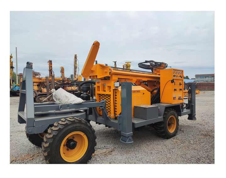 260m Tyre Hydraulic Borehole Drilling Rig - Water Well Drills