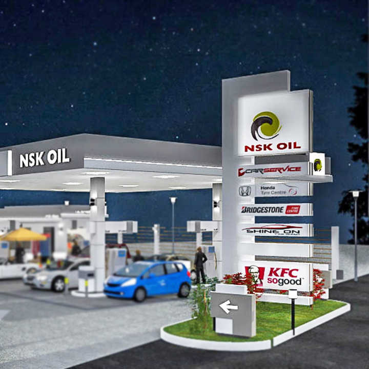 Custom Led Outdoor Signage For Petrol Stations - Oem | Wholesale