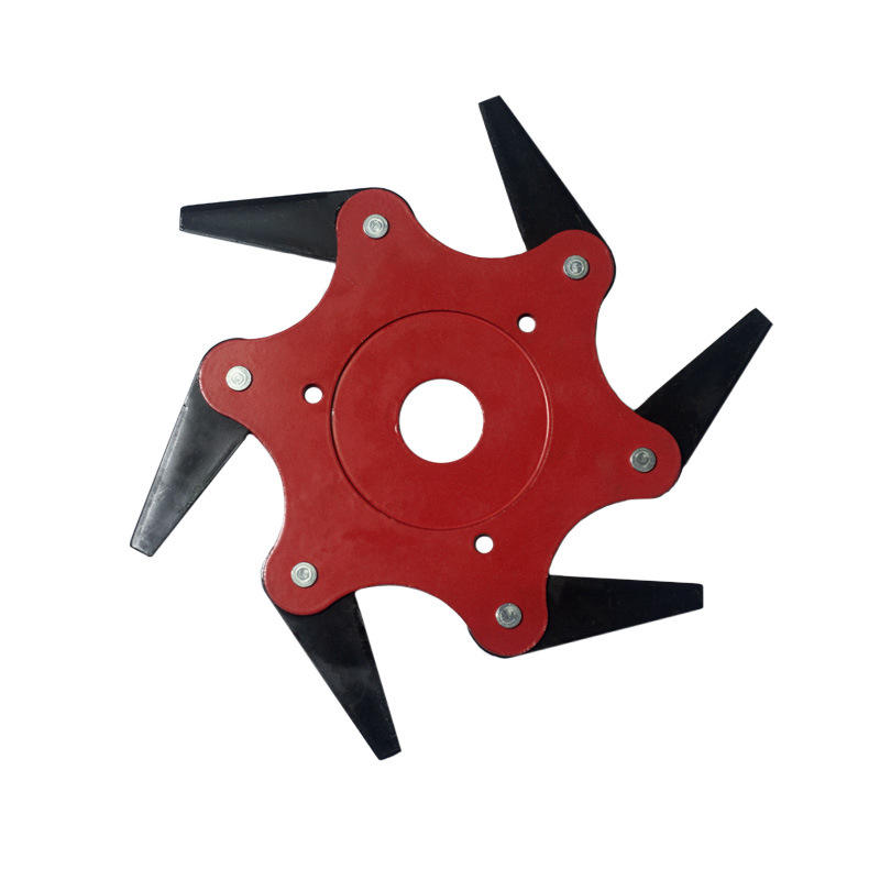 Six-leaf Manganese Steel Lawn Mower Blades,Multi-specification Garden ...
