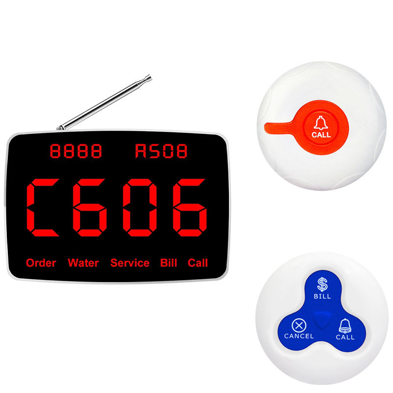 Nurse Buzzer Wireless Caregiver Pager System for Hospitals and Hotels ...