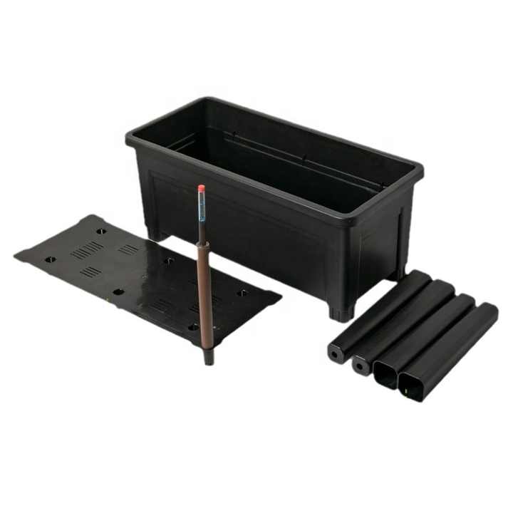 Customized Large Plastic Rectangular Self-priming Flowerpot Outdoor ...
