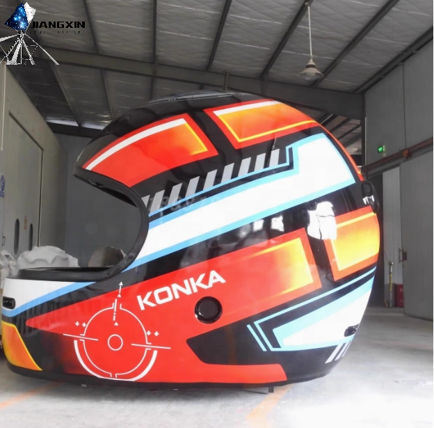 Custom Arai Helmet-Shaped Retail Kiosk Statue - Modern Street Vendor ...
