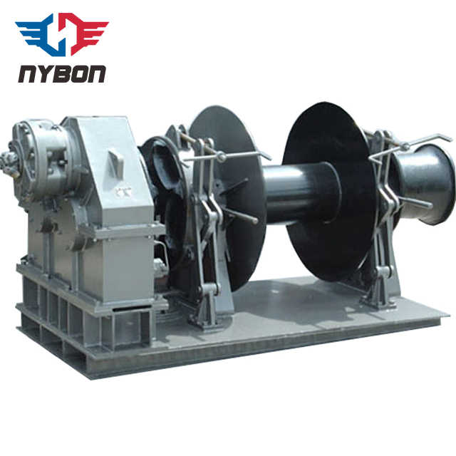 Wire Rope Hydraulic Anchor Mooring Winch with Warping Head