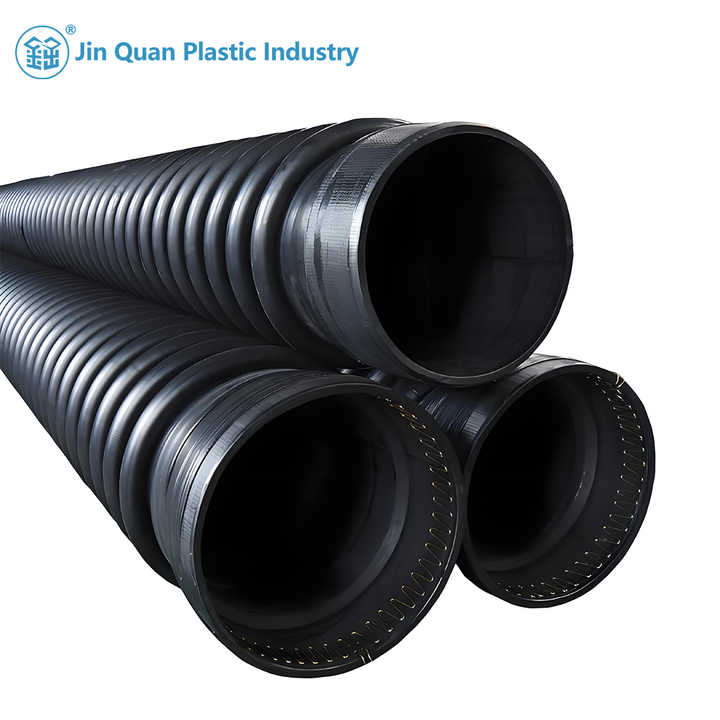 JINQUAN High Pressure Large Diameter Corrugated Sewer Pipe Smooth ...