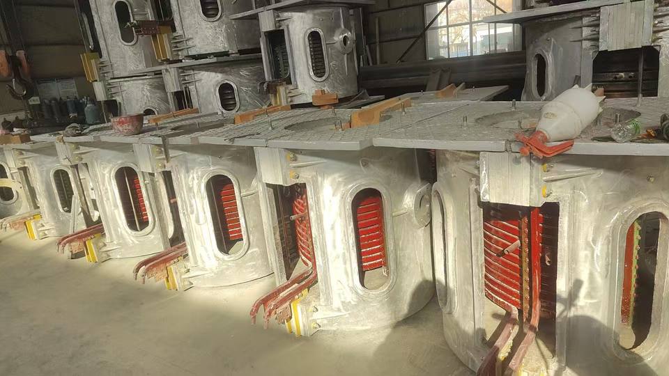 1 Ton Digital PLC-Controlled Aluminium Shell Induction Melting Furnace ...