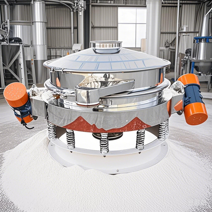 High Efficiency Large Scale Food Grade Flour Sieve with Motor Direct ...