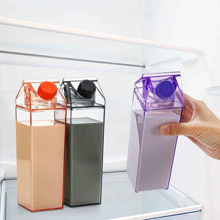 Best Selling Custom Logo High Quality Clear Pink Milk Box