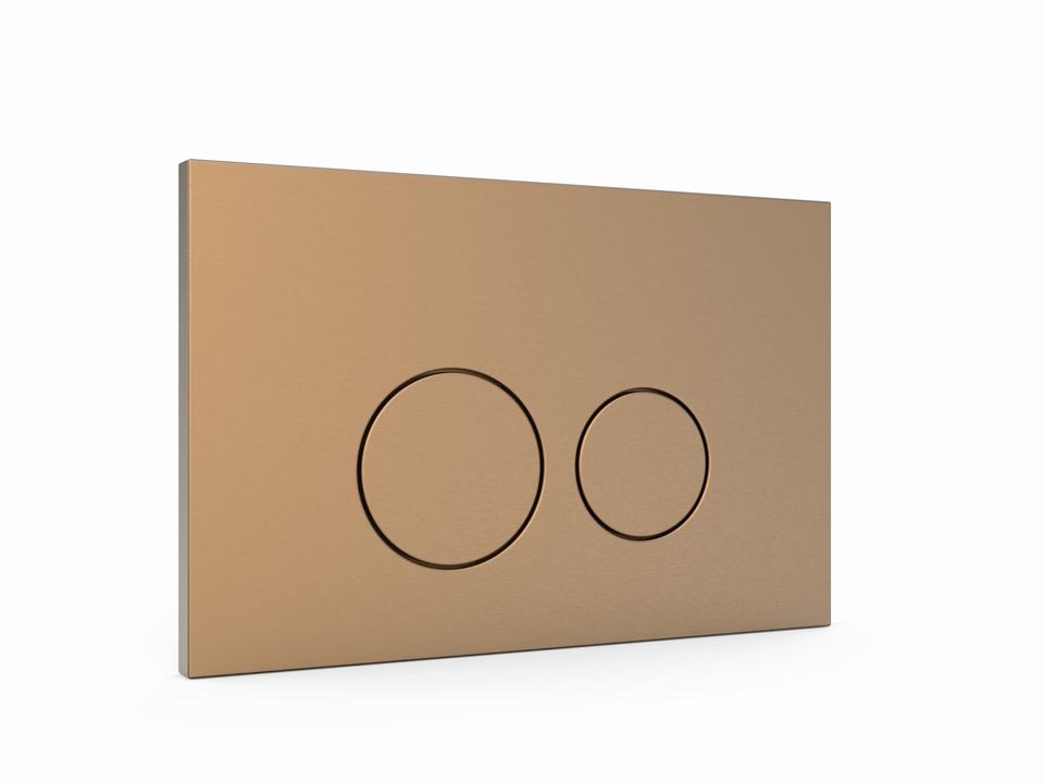 Hidden Tank Push Button Panel Plating in Wall Flush Plate Sigma ...