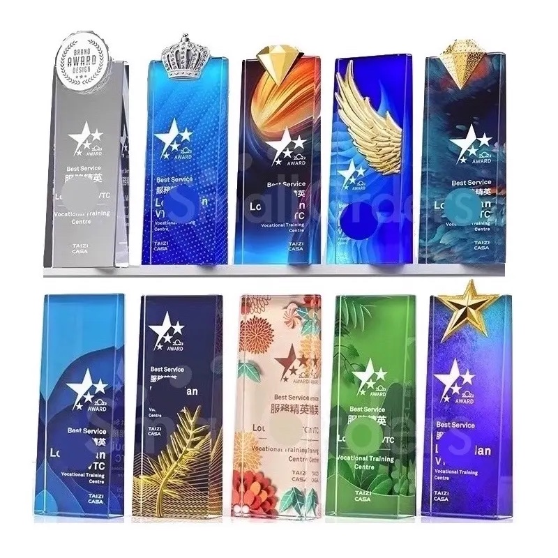 Trophies Medals Plaques Crystal Wood Resin Craft Mold Statues Glass ...