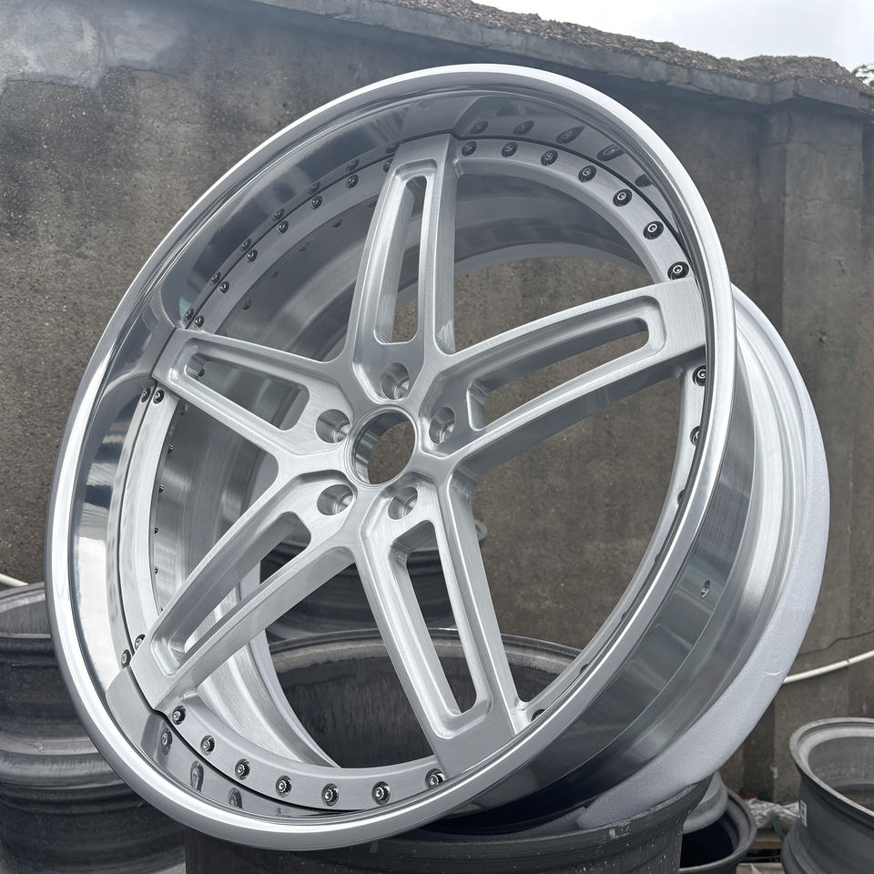 Viaol Custom Deep Dish Forged Wheels 2-Piece 22 24 Inch Wheels 5x120 ...