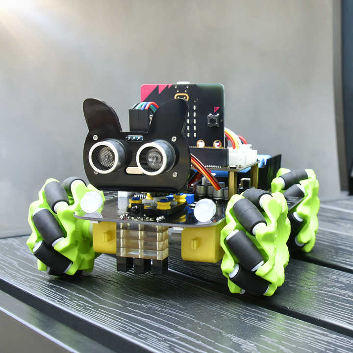Microbit V2 Robot Car Kit - Smart DIY Fun for All Ages