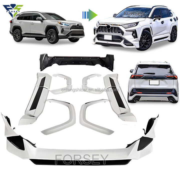 T-RD Car Body Kit for RAV4 2019+ - Upgrade Front & Rear Bumpers