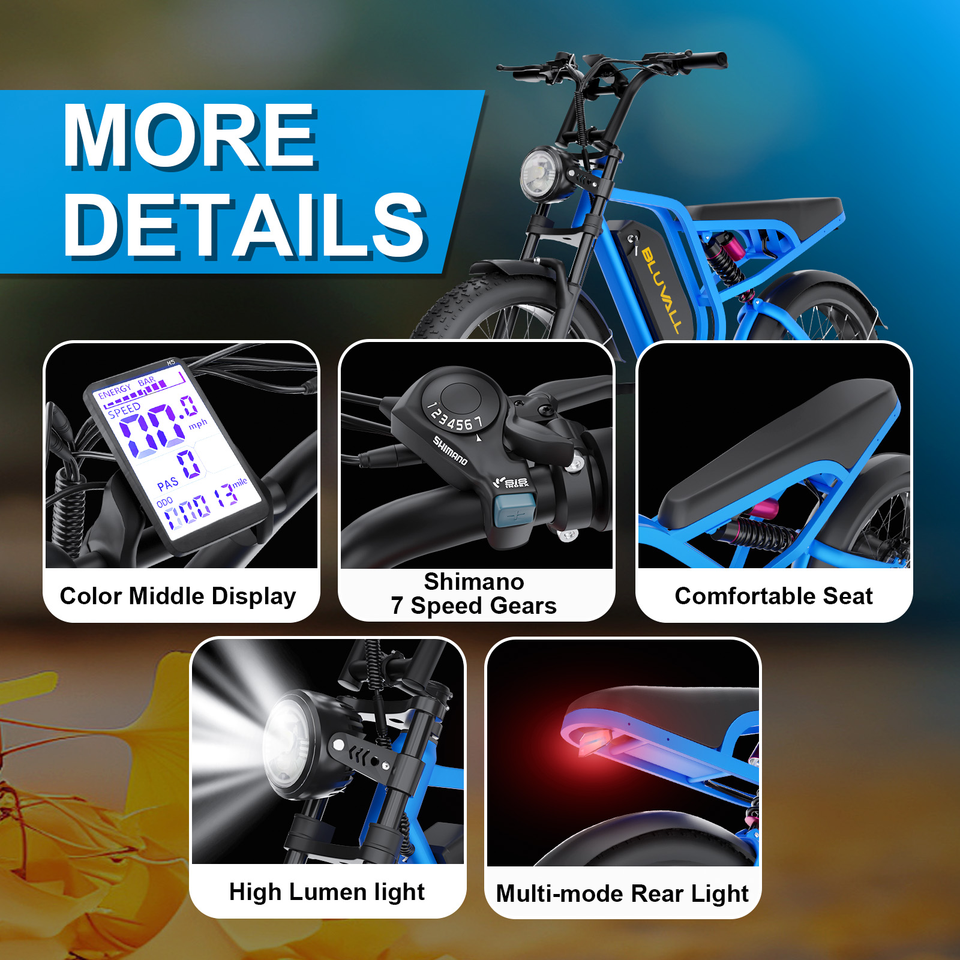 Electric Mountain Bike Hydraulic Oil Brake 750W Electric Mountain Bike ...
