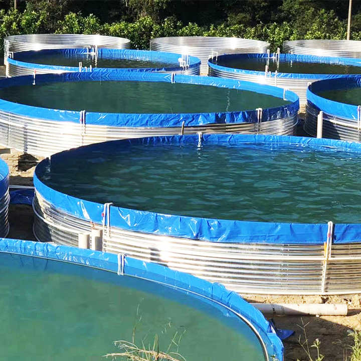 Multi Size 8 Foot Stock Tank - Perfect for Fish Farming