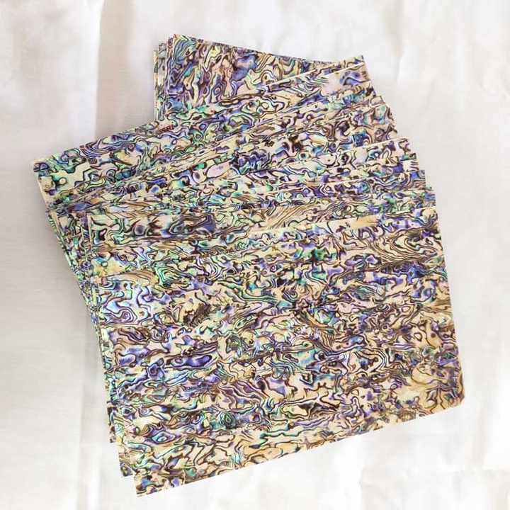 Natural Abalone Shell Sheets - Elegant Mother of Pearl