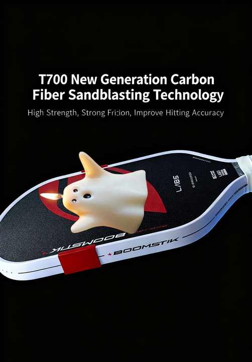 Boomstick Pickleball Paddle Toray T700 Carbon Fiber 16mm Thick EPP Foam ...