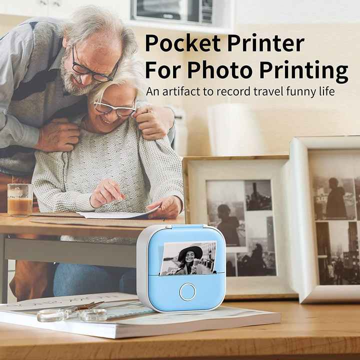 Phomemo T02 Thermal Mini Printer - Portable & Inkless