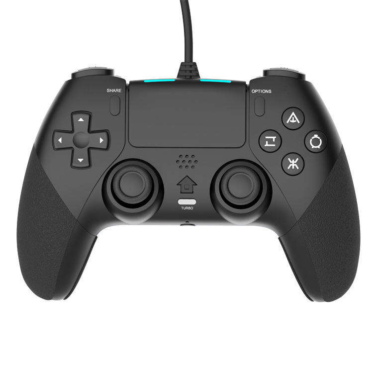Wired Game Controller for PC Vibration Dual Motion Sensing Turbo Button ...
