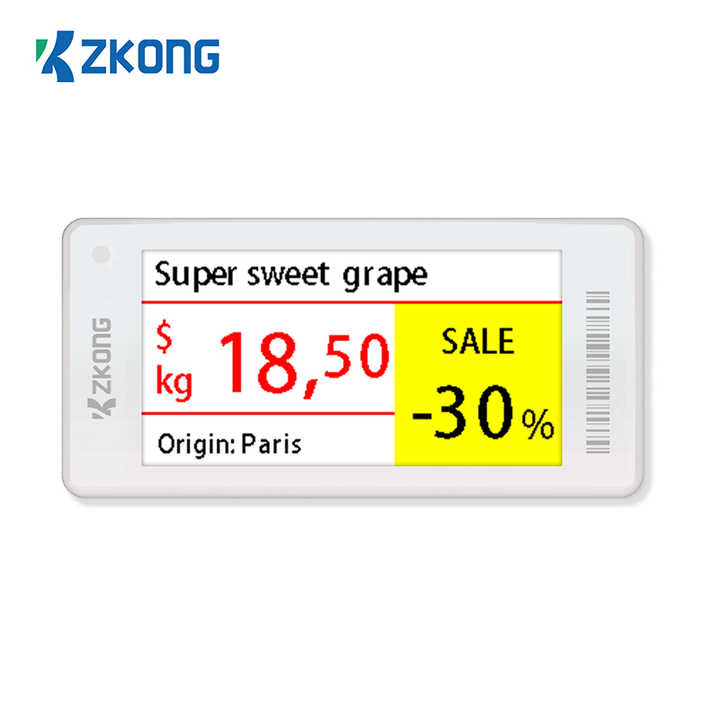 ZKONG Digital Price Tag for Bluetooth App EINK ABS Material Electronic ...