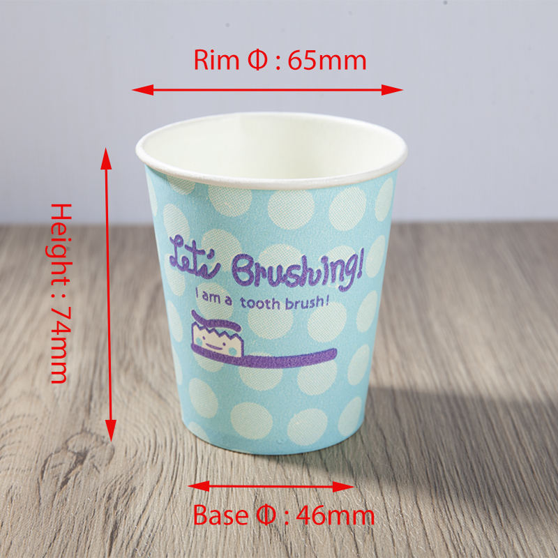 8 Oz Health Paper Urine Cups - Hospital Cups with Lids