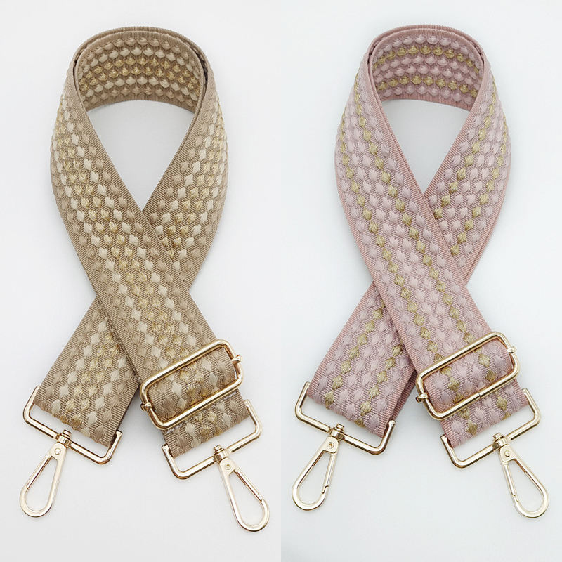 REWIN Fancy Gradient Polka Dot Pattern 2" Jacquard Webbing Guitar Purse ...