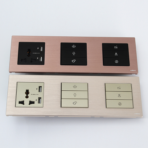 15B Series Luxury Hotel Bedside Wall Intelligent Switch