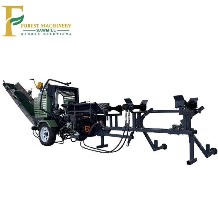 Hot-selling 15T Gasoline Powered Manual Firewood Processor Portable ...