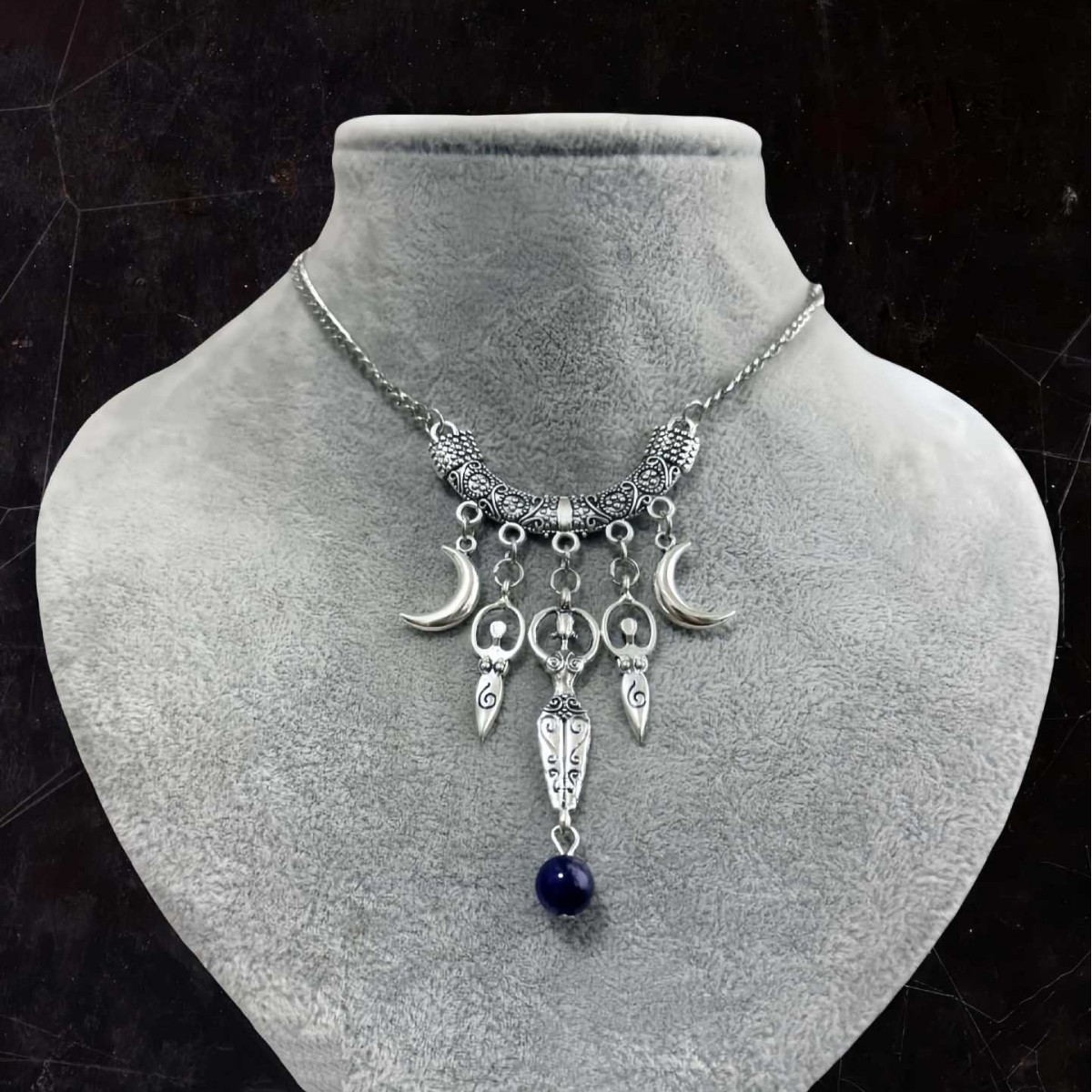 Original Goddess Moon Pagan Witch Necklaces Amethyst Jewelry Factory ...