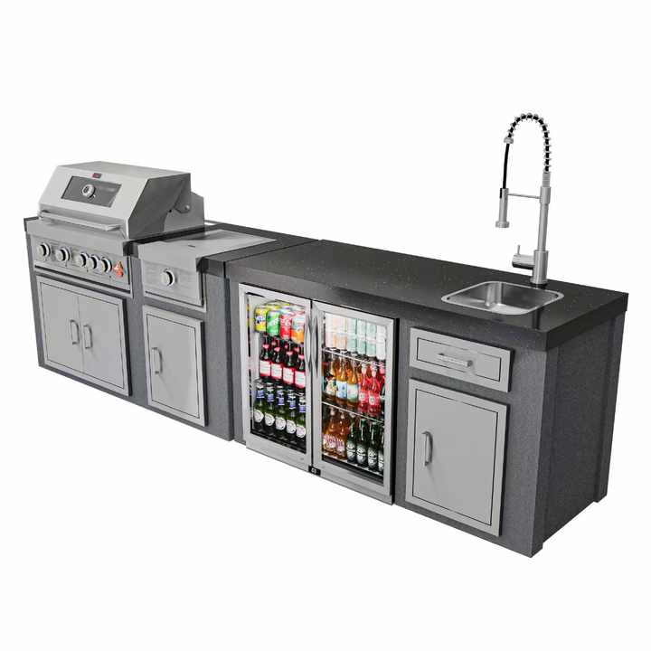 Modular Outdoor Kitchen - Perfect for BBQ and Grilling