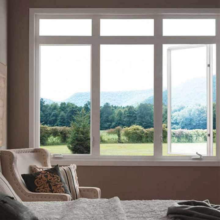 Black Upvc Large Preferred Best Quality Top Vinyl Windows Triple Pane ...