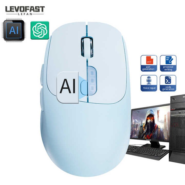 LEVOFAST Factory Direct Sales New Arrival M6 AI Wireless Voice Mouse ...