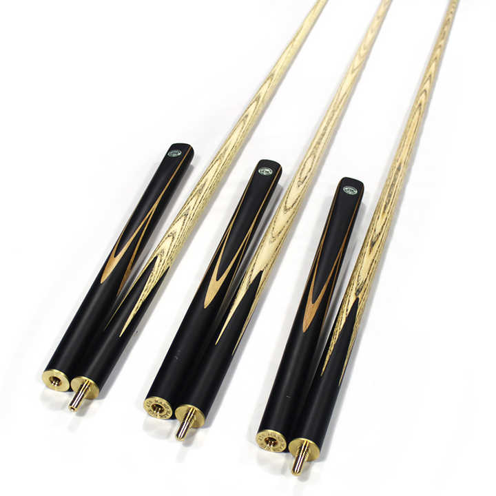 Wholesale 3/4 Jointed 10mm Ash Wood Snooker Cue Stick & Pool Cue Sticks