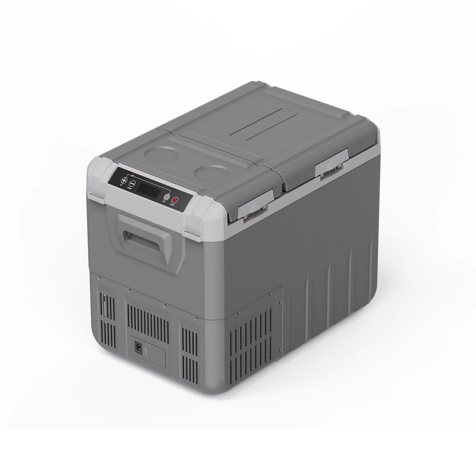 Dual-Zone Compressor Refrigerator with Freezer 35L 12V/24V/AC 220-240V ...
