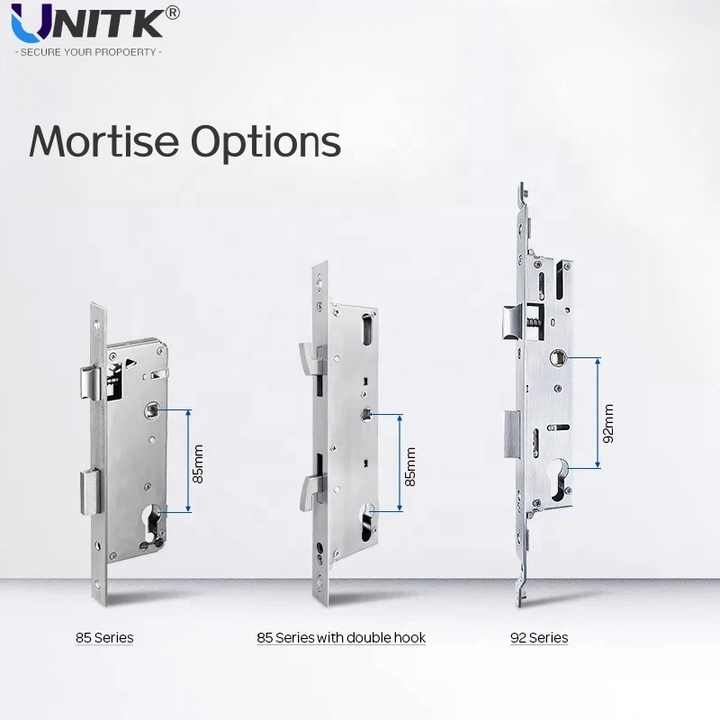 UNITK 304 Stainless Steel Fingerprint Lock with Slim Mortise Tt Smart ...