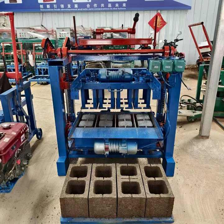 Fully Automatic Brick Making Machine 4-35A Concrete Block Forming ...