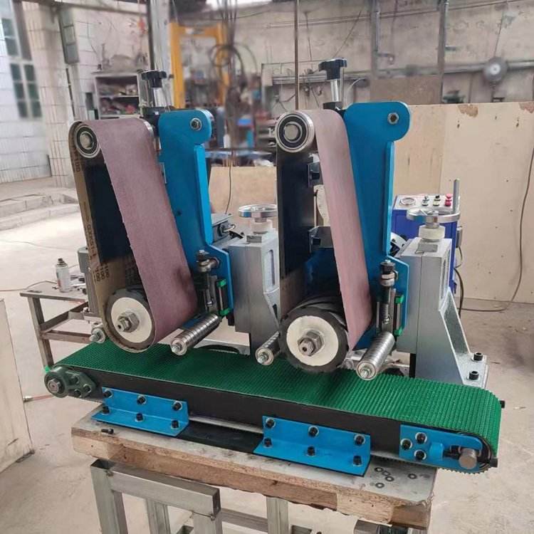 Small Desktop Sand Belt Plate Metal Polishing Machine