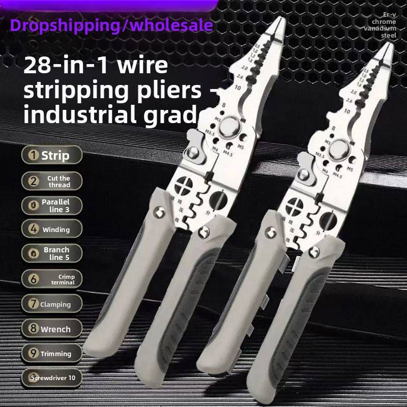 Wire Shear Scissor Manual Automatic Cable Cutter Crimper Hand Wire ...