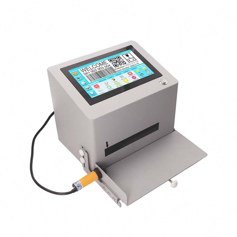 12.7Mm Desktop Inkjet Printer Static Expiry Date Logo Label Printer for ...
