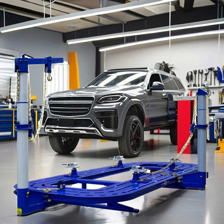 J100 Auto Body Repair Bench with Pulling Towers Factory Direct Frame ...